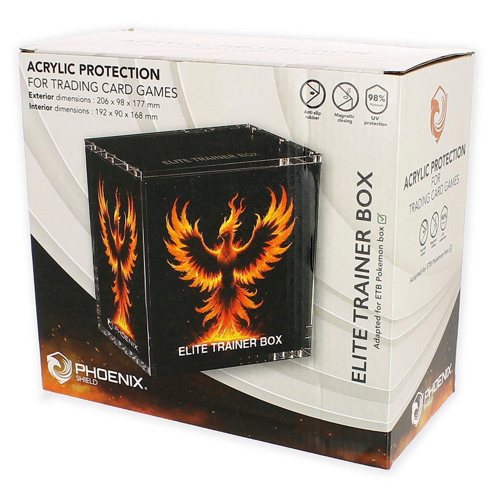 Boîte de Protection Acrylique - Phoenix Shield - Elite Trainer Box